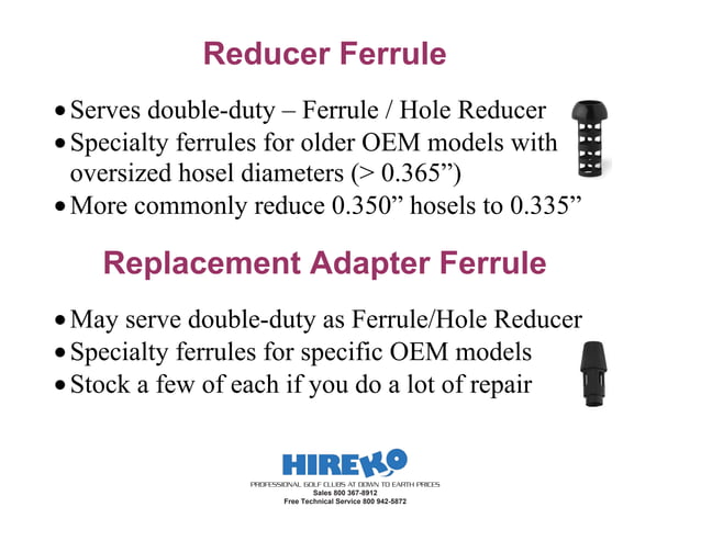 Basics of Golf Club Ferrule Installation | PDF | Golf | Sports