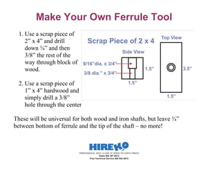 Basics of Golf Club Ferrule Installation | PDF | Golf | Sports