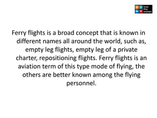 Ferry flights | PPTX