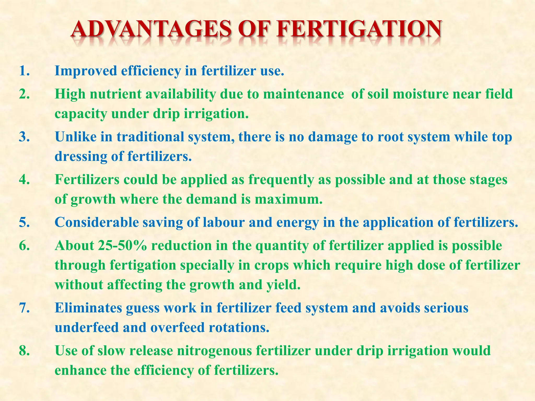 Agronomy crop irrigation methods fertigation.ppt