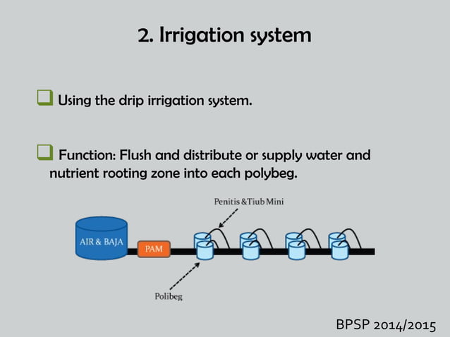 Fertigation system | PPT | Agriculture | Industries