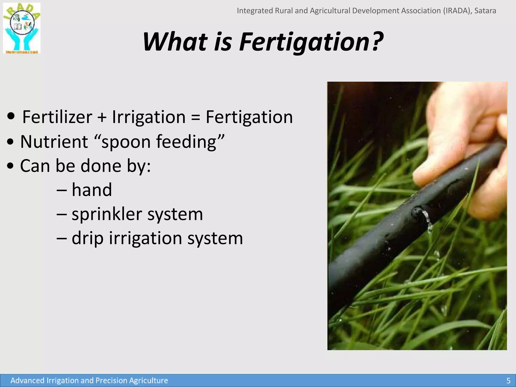 Fertigation system | PPTX