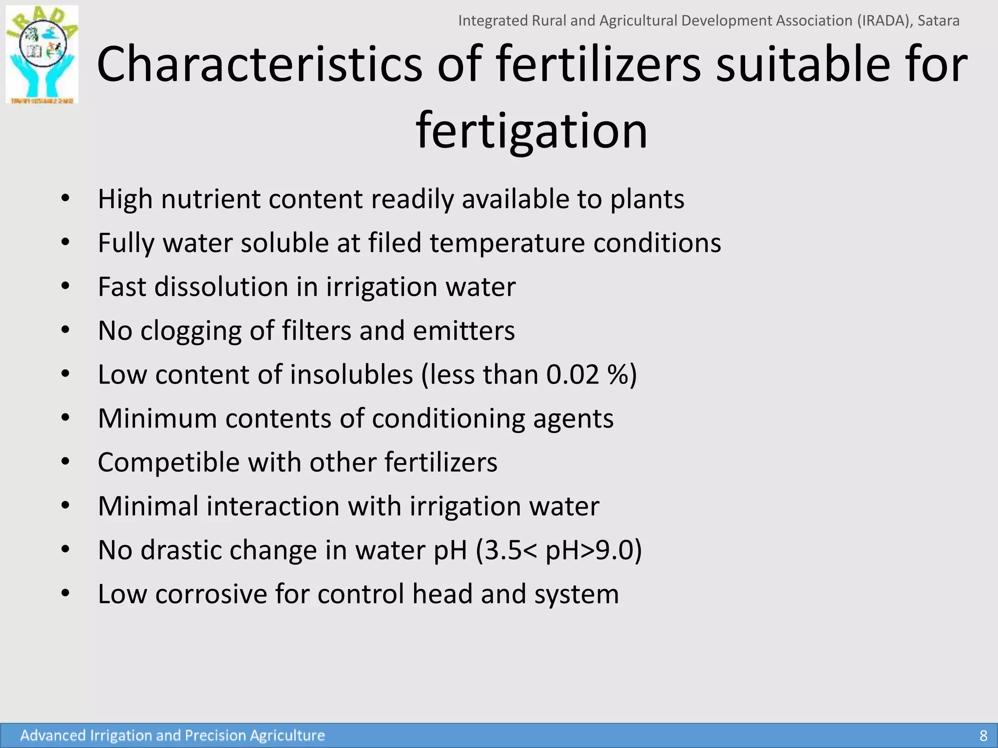 Fertigation system | PPTX