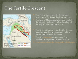Fertile Crescent Land