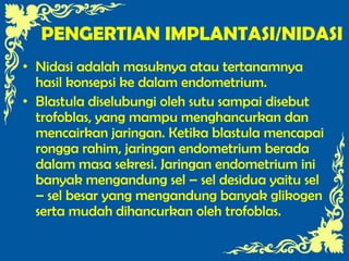 Fertilisasi dan nidasi | PPT