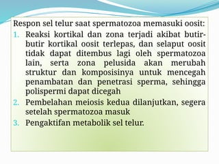 Fertilisasi, Embrigenesis dan organogenesis.ppt