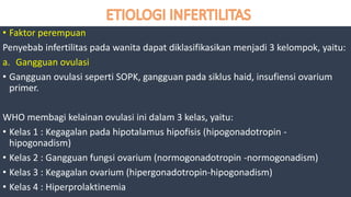 PPT FERTILITAS DAN INFERTILITAS DALAM KEBIDANAN | PPTX
