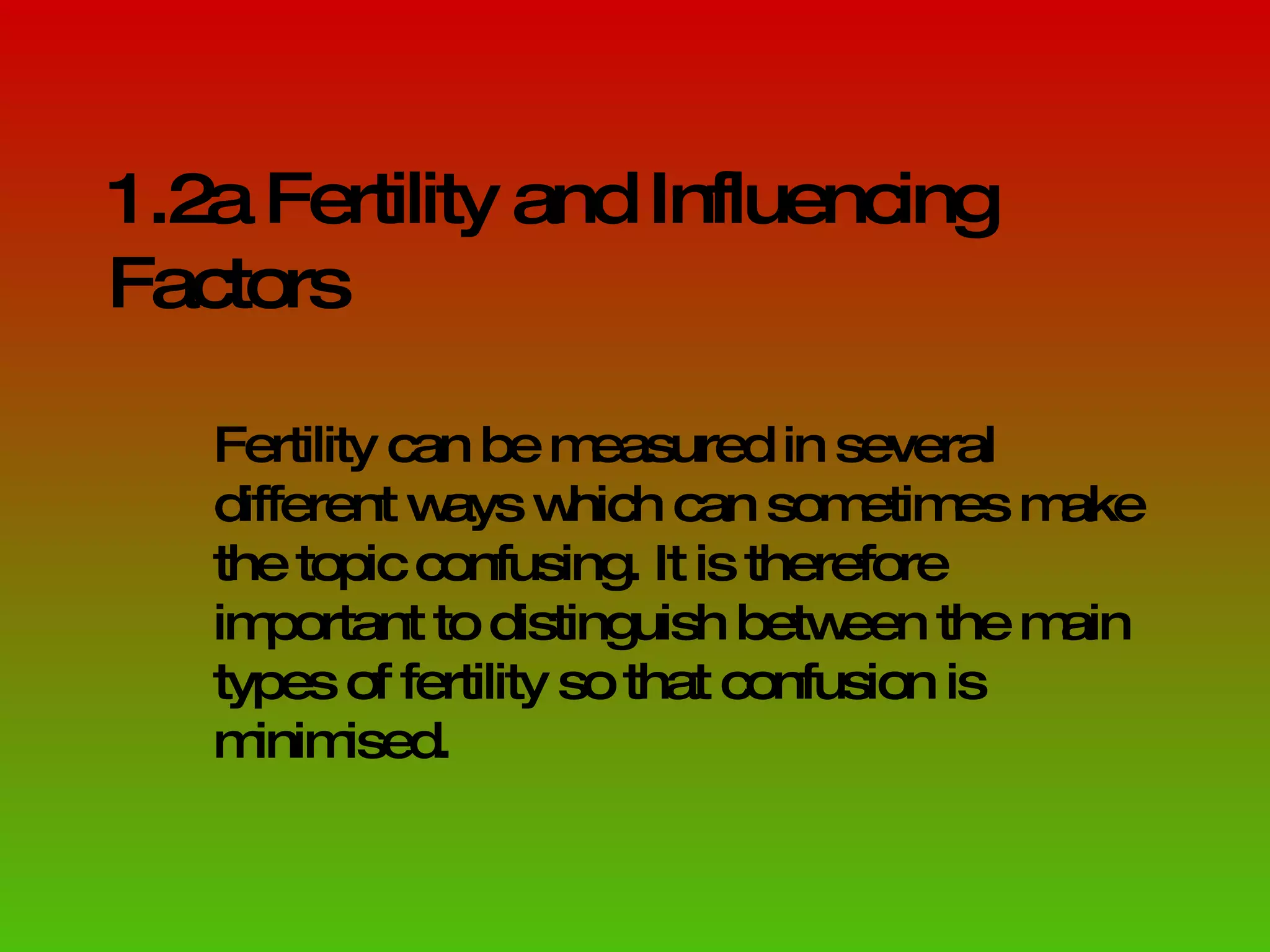Fertility | PPT