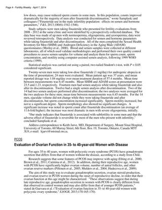 Fertility Week - April 2014 Sample Issue | PDF | Infertility | Reproductive Health