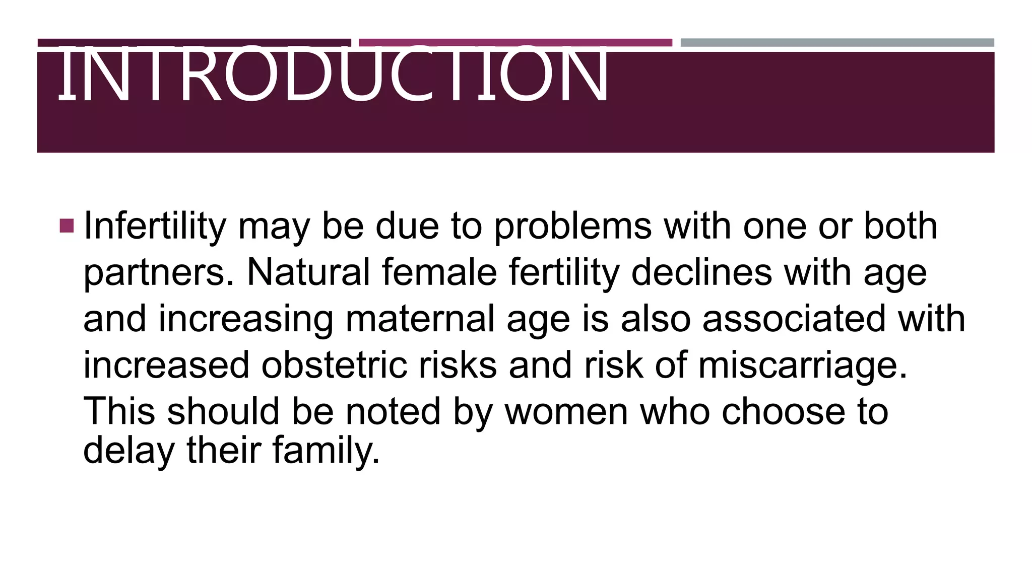 Fertility & infertility | PPTX