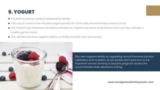 Fertility action plan and fertility foods | PPT