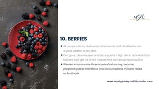 Fertility action plan and fertility foods | PPT