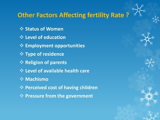 Fertility , age population & age population | PPTX | Infertility ...