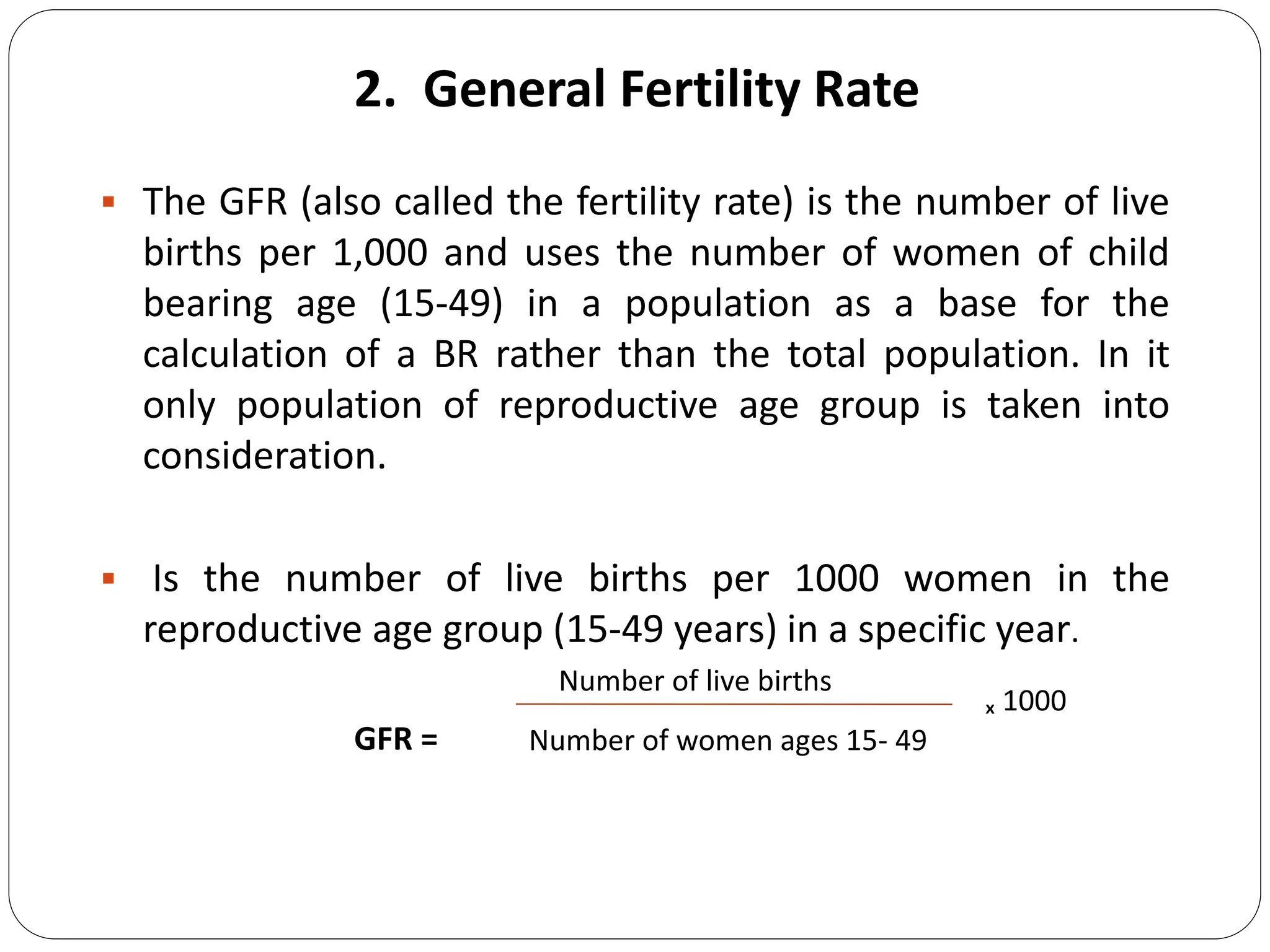 Fertility and its indicators | PPTX
