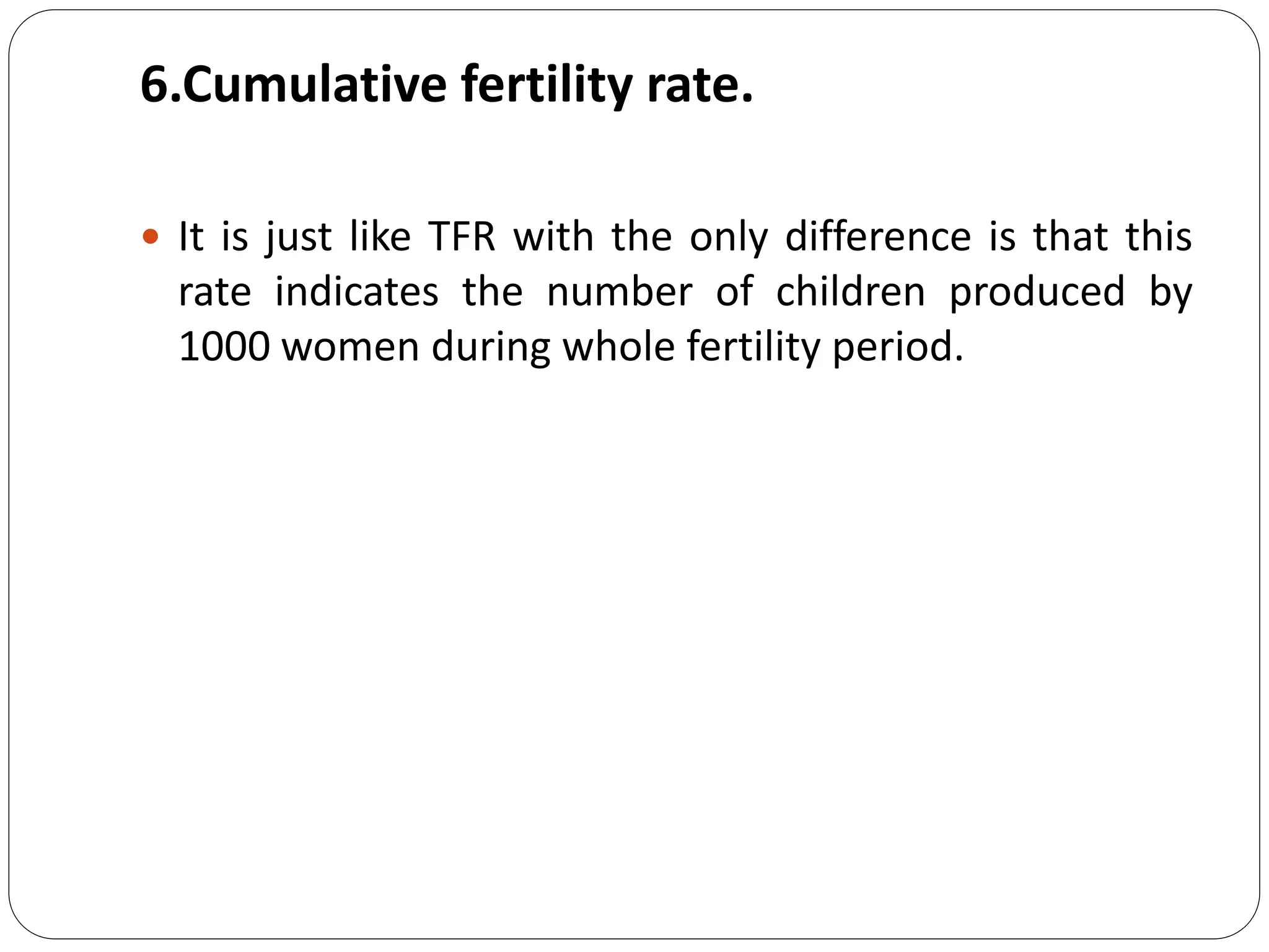 Fertility and its indicators | PPTX