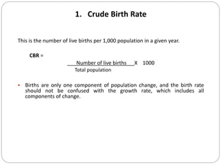 Fertility and its indicators | PPTX
