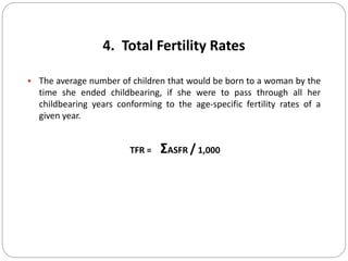 Fertility and its indicators | PPTX
