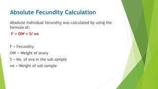 Fertility and Level of Maturity of Sexual Products(1).pptx