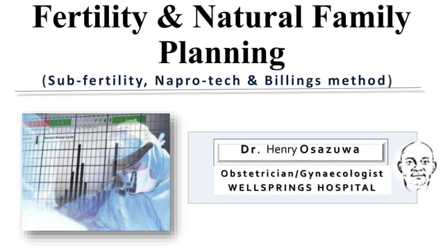 Fertility and natural family planning | PPTX