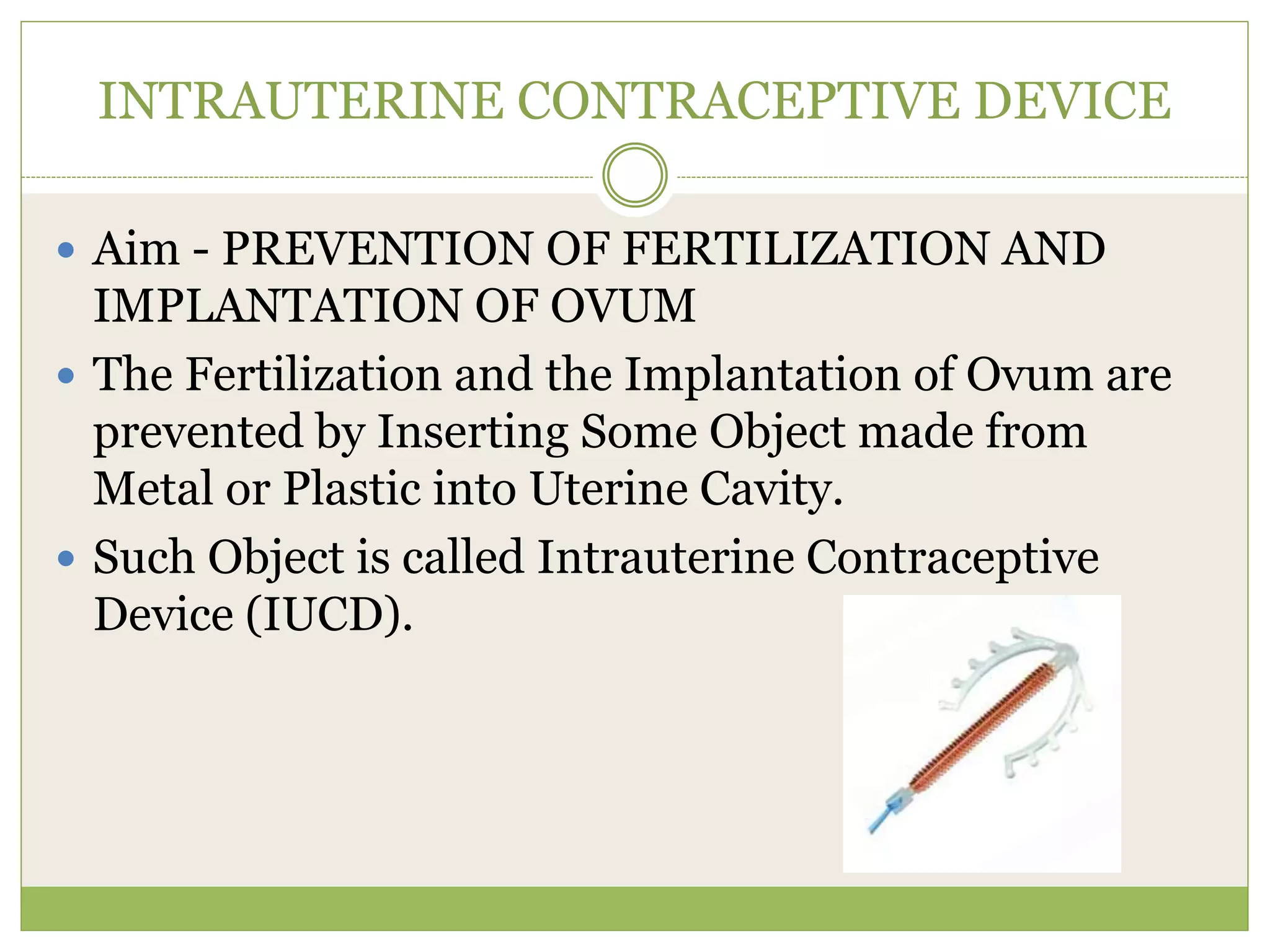 Fertility Control | PPTX