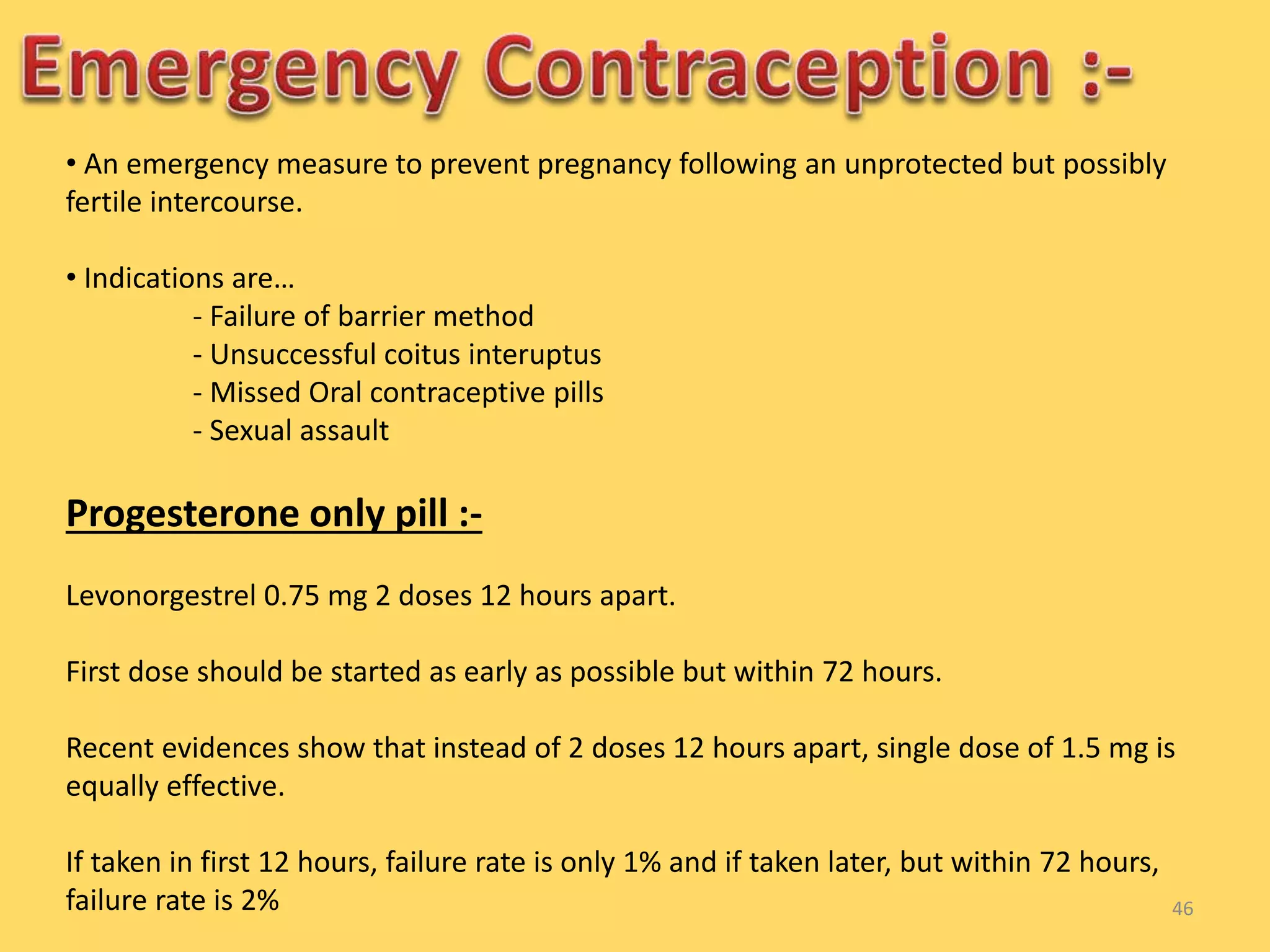 Fertility control (Contraception) | PPTX