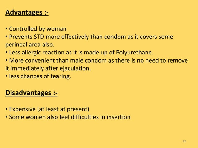 Fertility control (Contraception) | PPTX