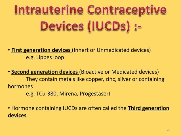 Fertility control (Contraception) | PPTX