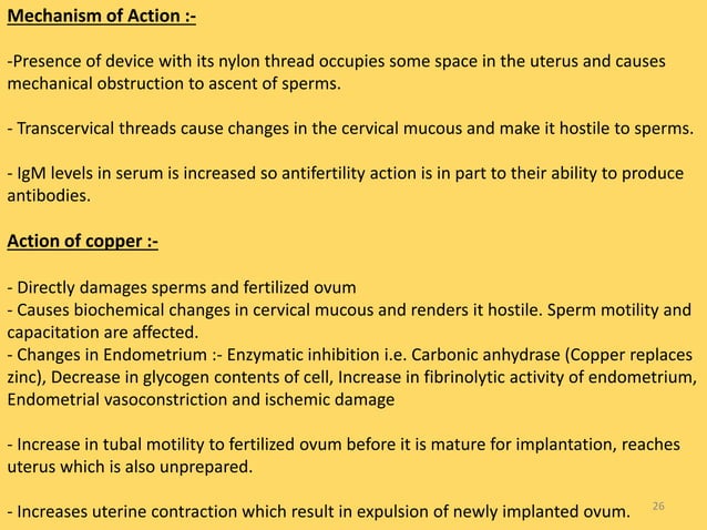 Fertility control (Contraception) | PPTX