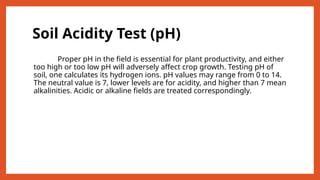 Soil Fertility diagnosis: Factors affecting soil fertility | PPT