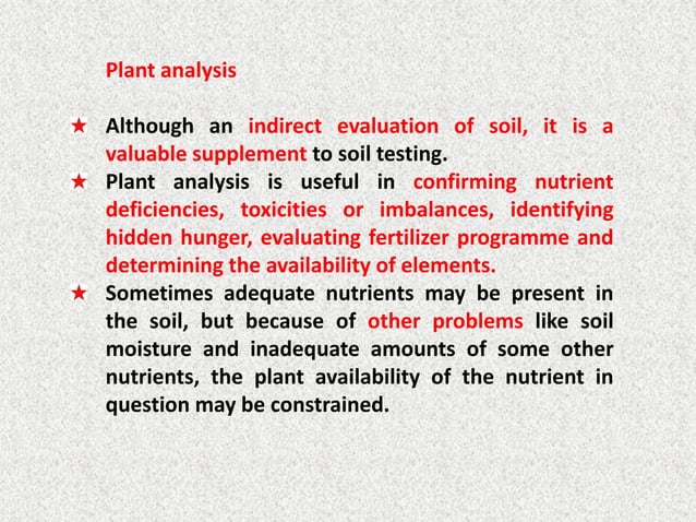 Fertility Evaluation - 2.pdf in soil science | PPT