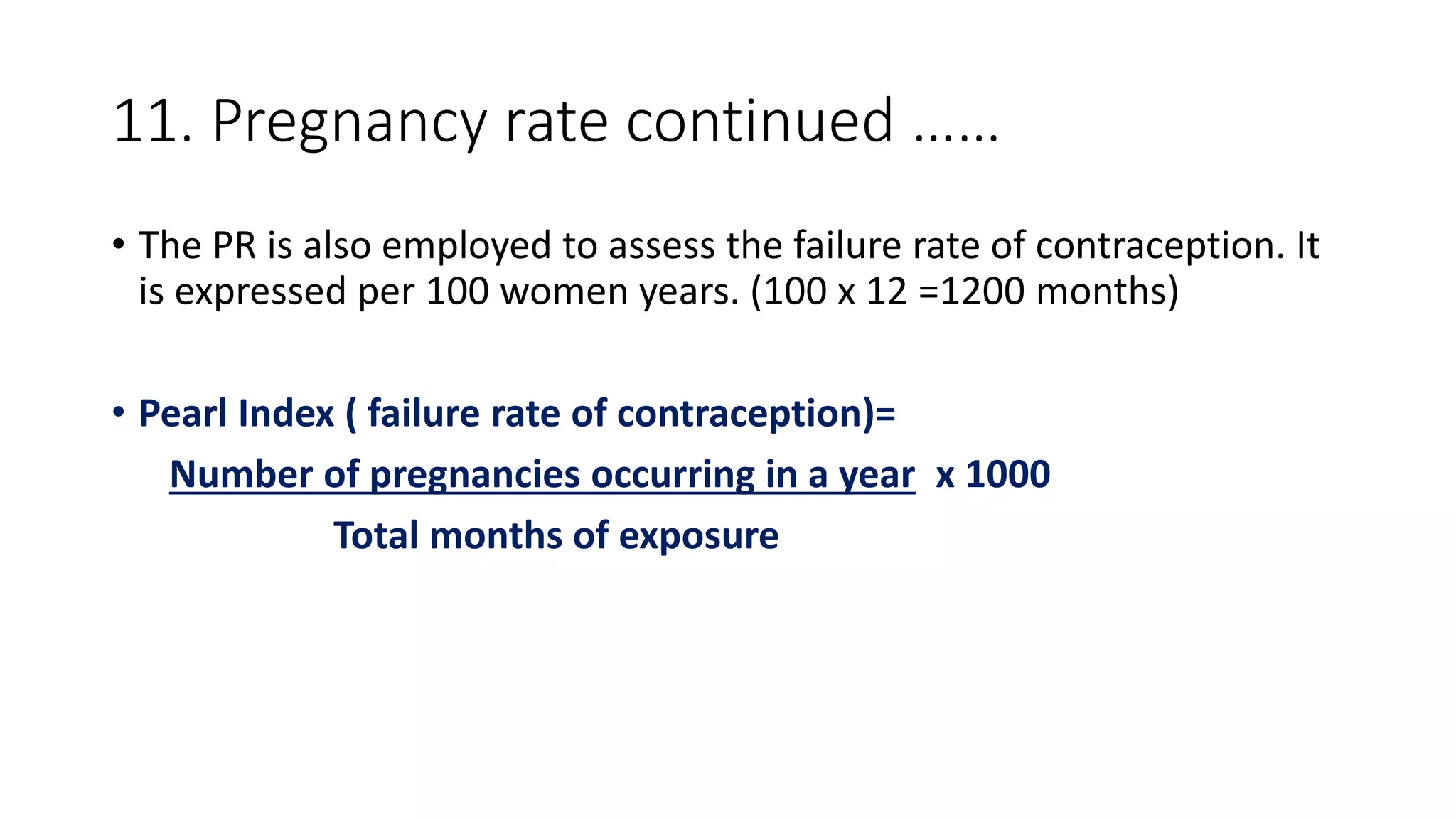 Fertility indicators | PPTX