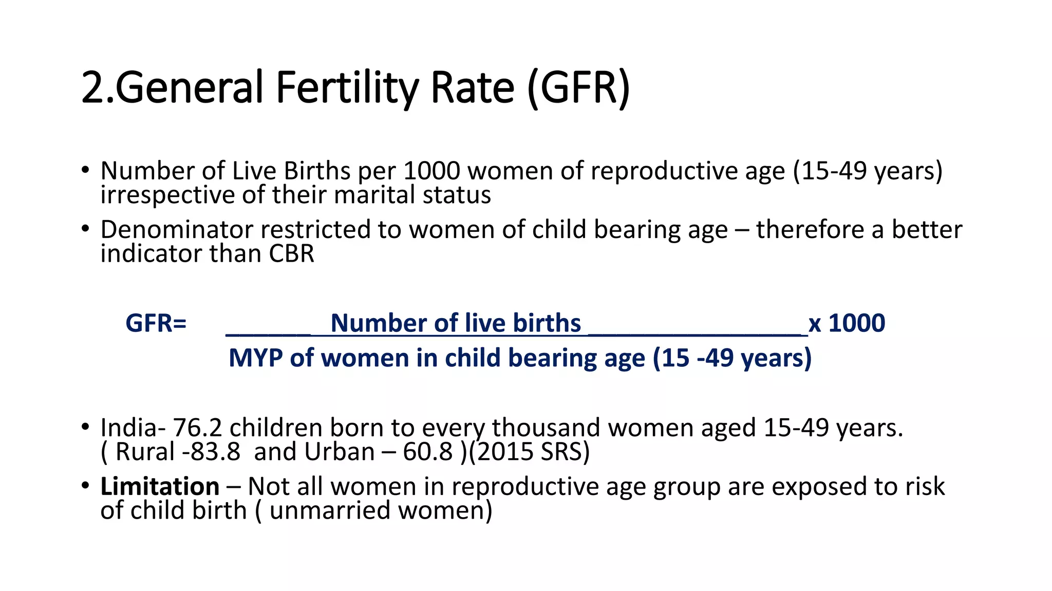 Fertility indicators | PPTX
