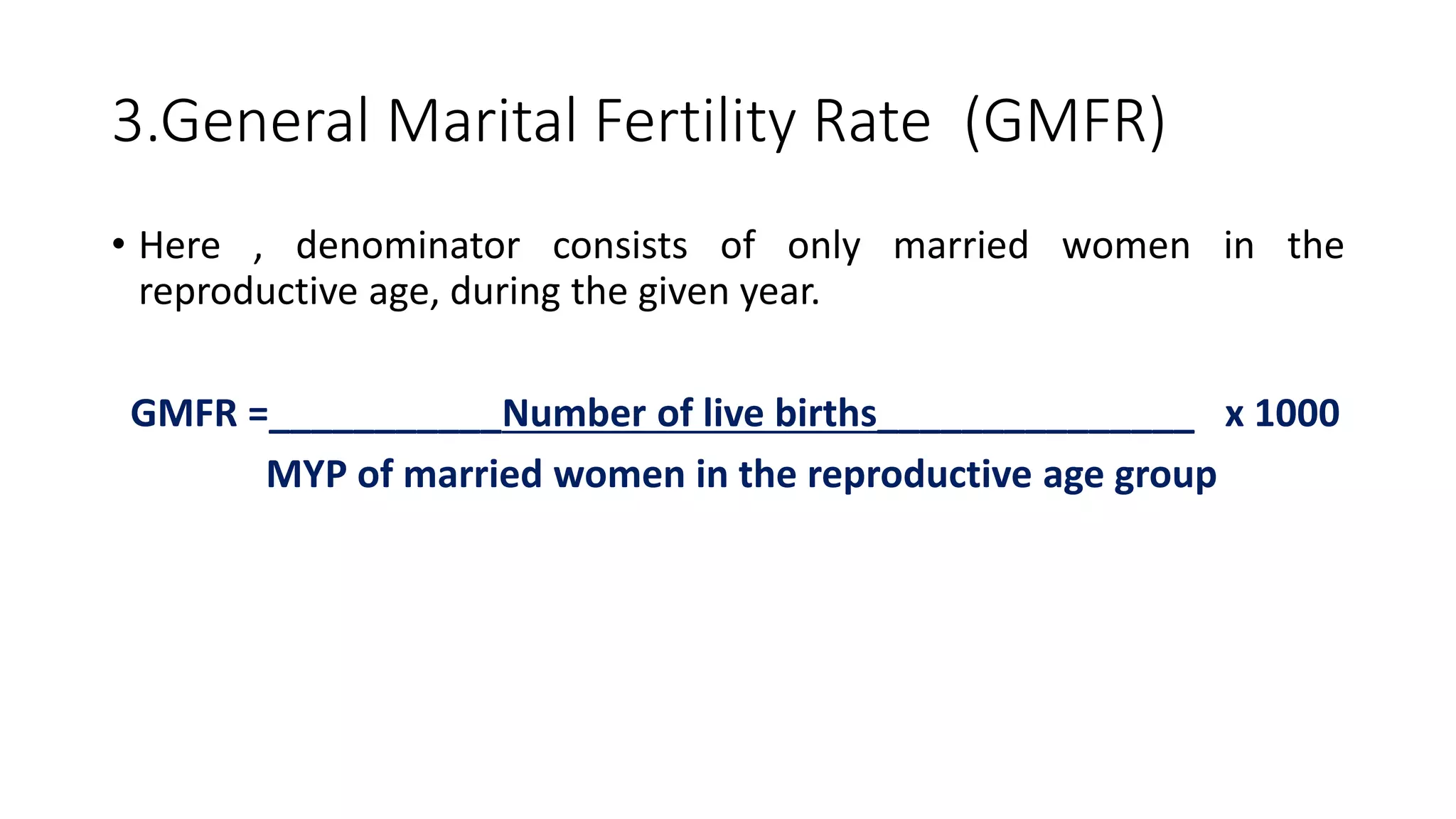 Fertility indicators | PPTX