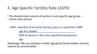 Fertility indicators | PPTX