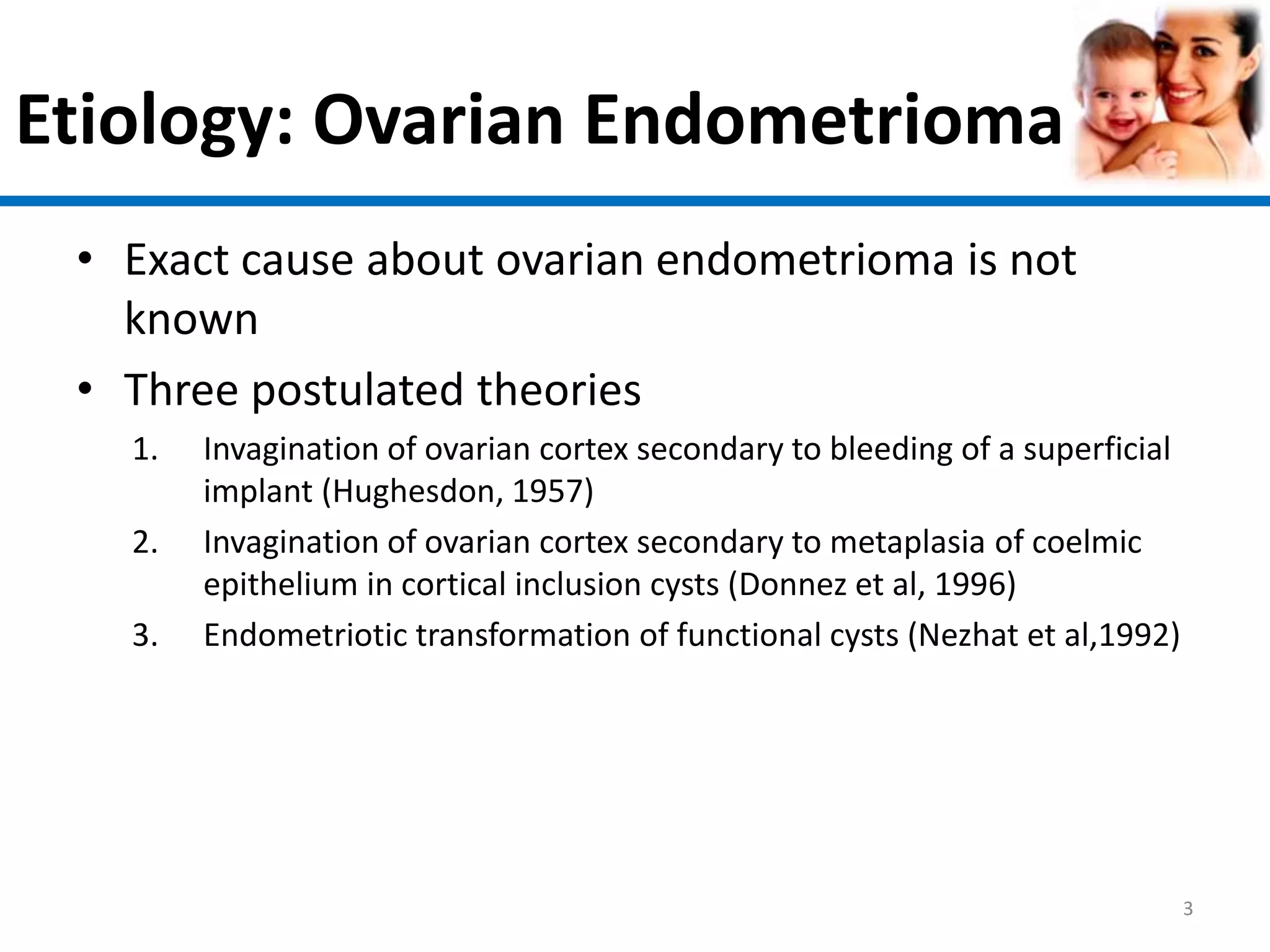Fertility management in ovarian endometrioma | PPTX