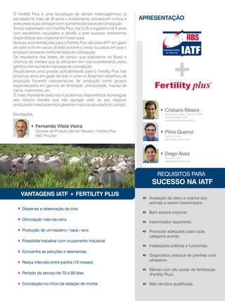 Fertility Plus IATF | PDF