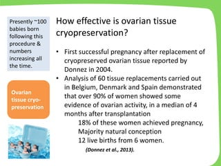 Fertility preservation lecture | PDF