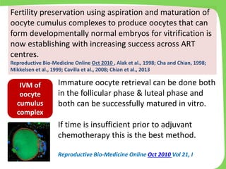 Fertility preservation lecture | PDF