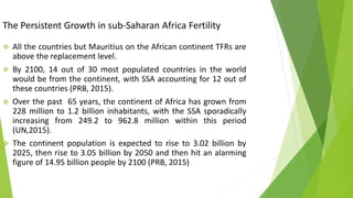 Fertility seminar presentation | PPTX