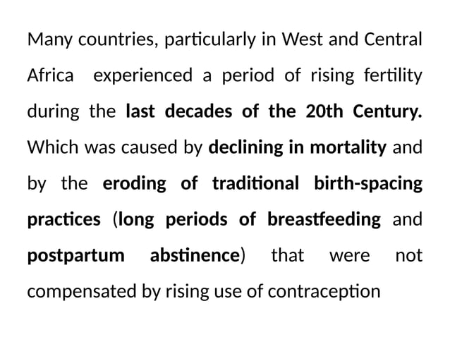 Fertility Transition.pptx for studying from ma | PPT