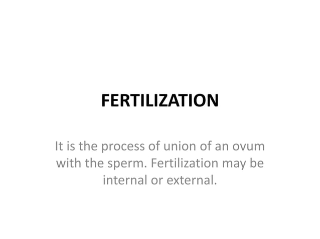 Fertilization Ppt