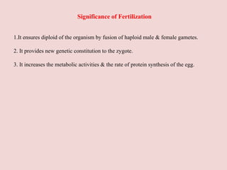 Fertilization, Types of fertilization, step of fertilization process ...