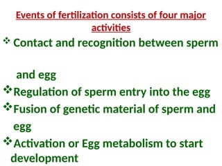 FERTILIZATION physiological and chemical changes | PPTX