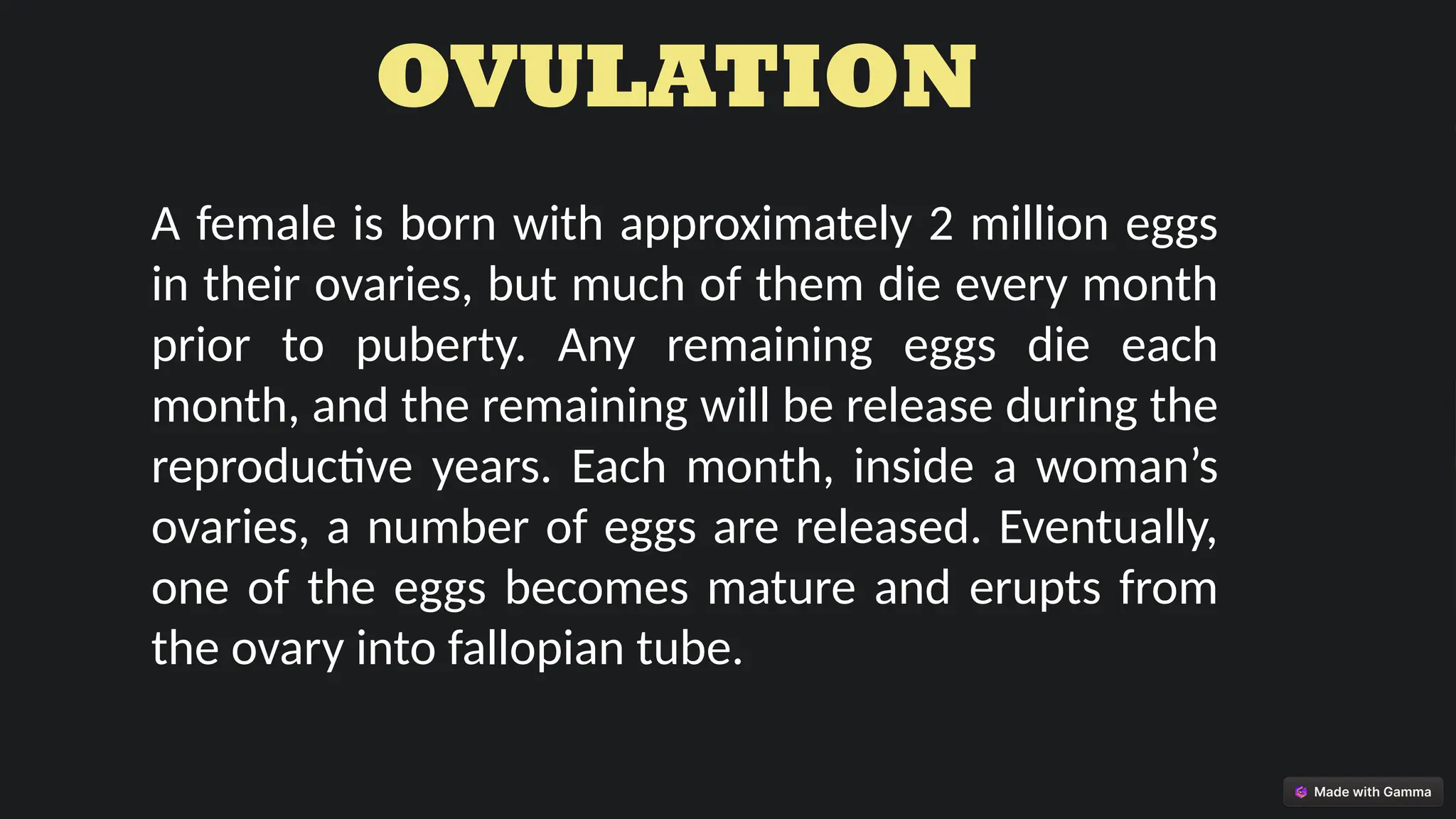 FERTILIZATION IN HUMAN REPRODUCTIVE SYSTEM | PPTX