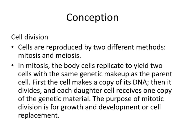 Fertilization and development of conceptus | PPTX | Pregnancy ...
