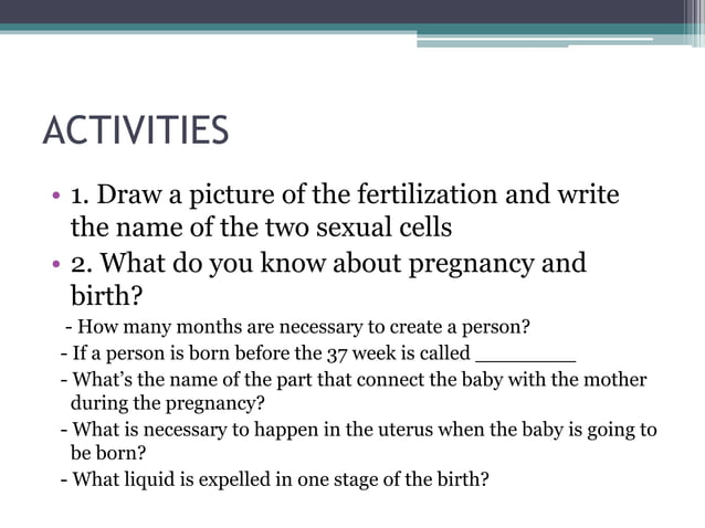 Fertilization, pregnancy and birth | PPTX | Pregnancy | Reproductive Health