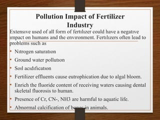 Fertilizer ındustry | PPTX