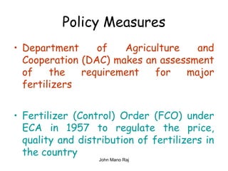 Fertilizer Marketing in NBS Regime | PPT