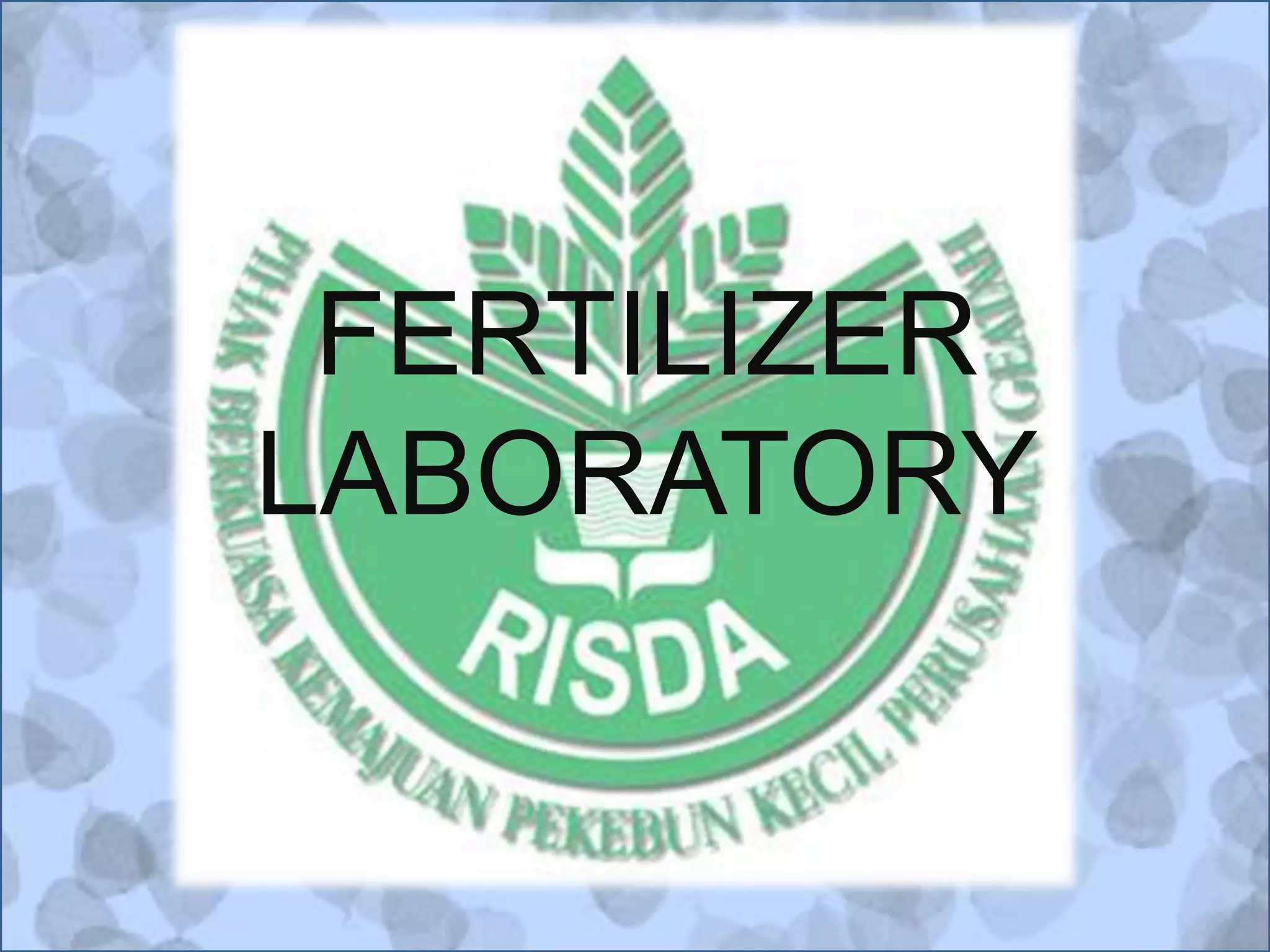 Fertilizer analysis | PPTX