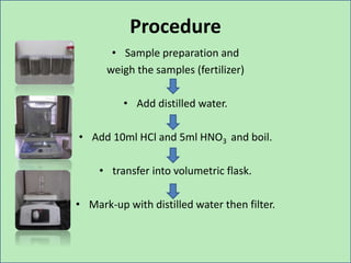 Fertilizer analysis | PPTX